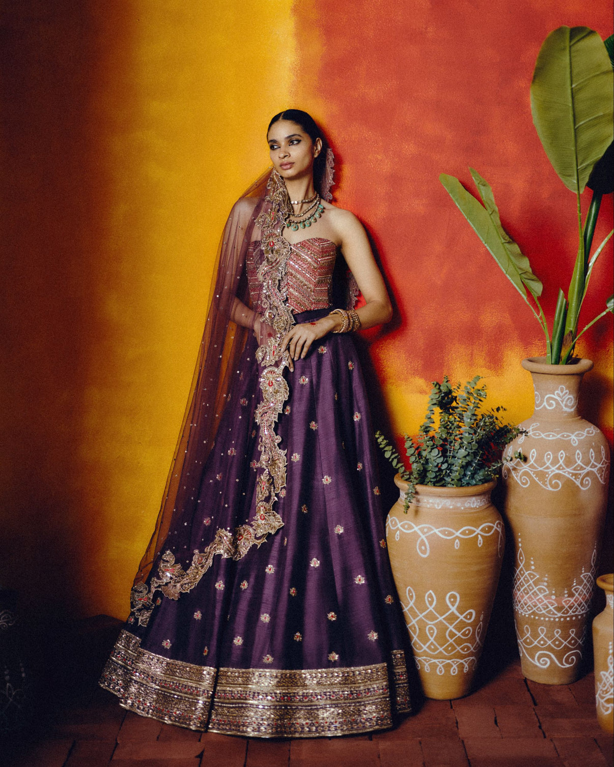 Kavyam Lehenga Set – Geethika Kanumilli